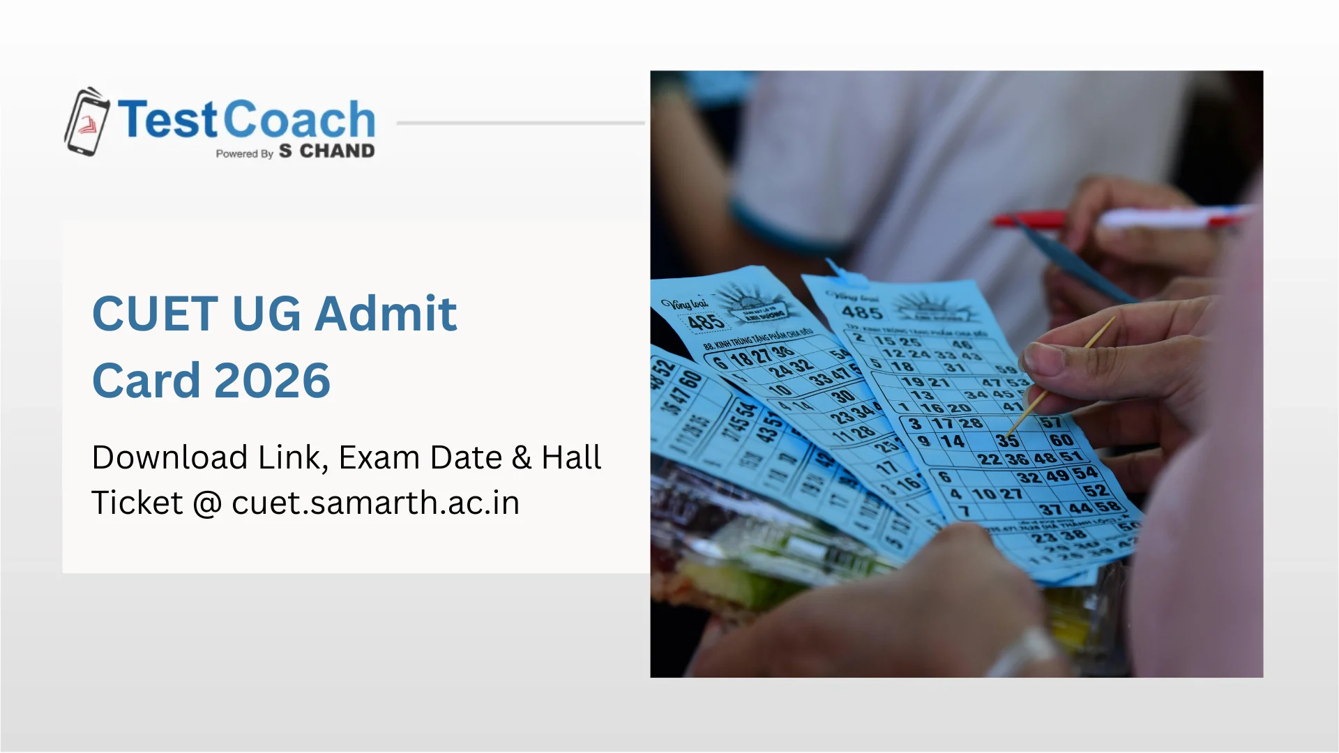 Download CUET UG Admit Card 2026 – Direct Link, Exam Date etc